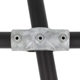 Pipeclamp Angled Two Socket Cross 4-10 Degree